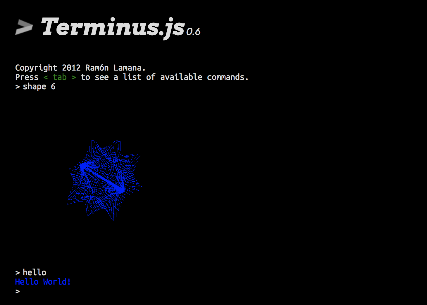 GitHub - rlamana/terminus: An open javascript library to create your own shells